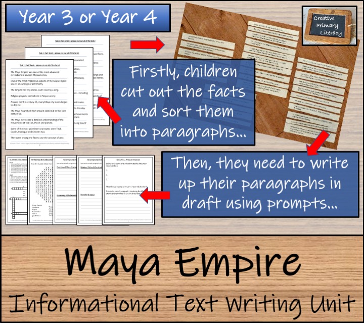 Maya Empire Informational Writing Unit | Year 3 or Year 4 | Teaching ...