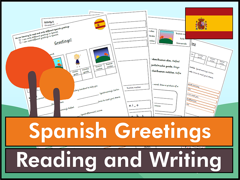 Middle school Spanish resources: greetings