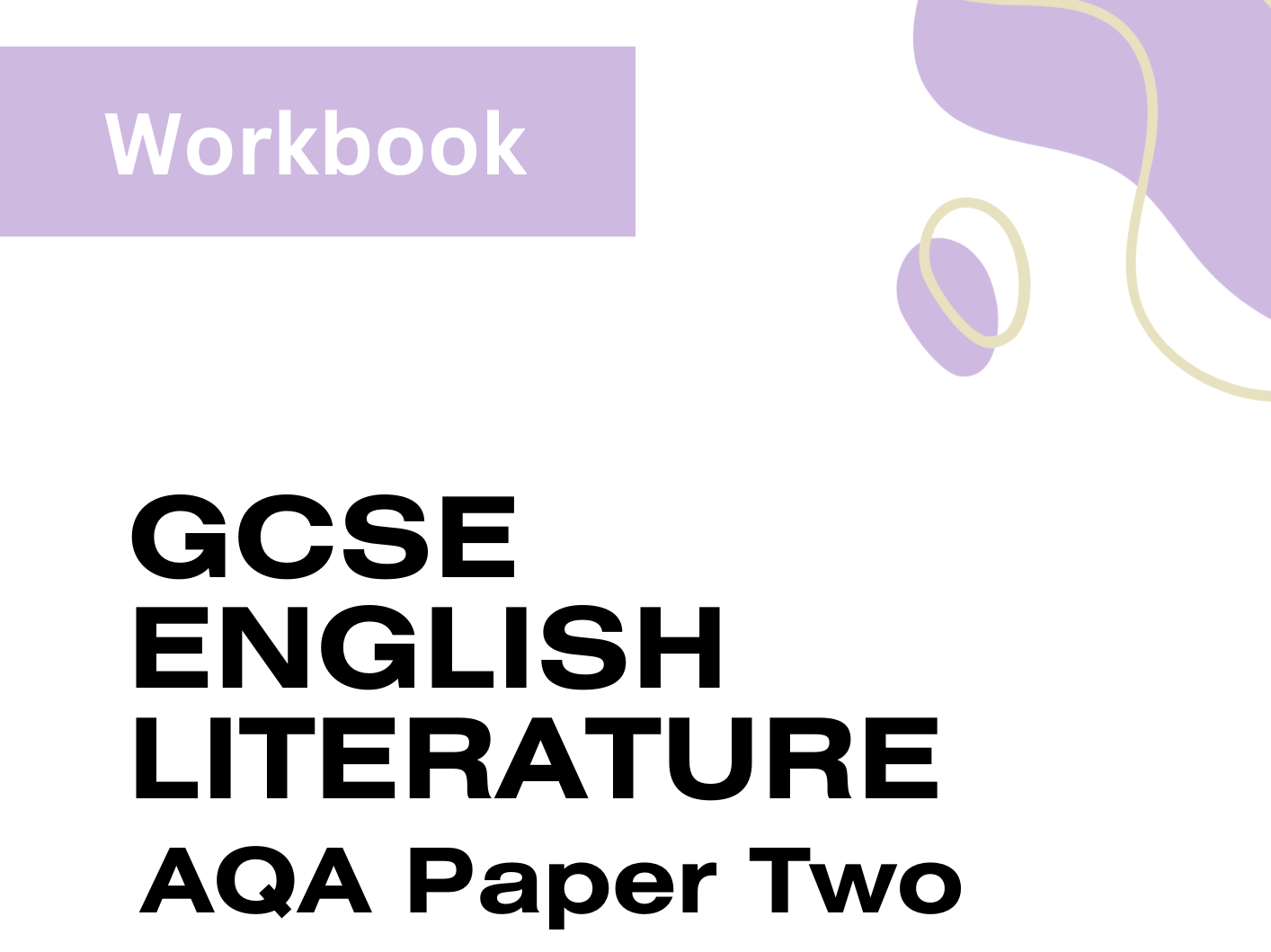 AQA GCSE English Literature Paper 2 Revision Bundle – Modern Texts ...