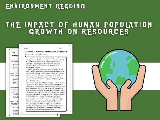 The Impact of Human Population Growth on Resources - Environment ...