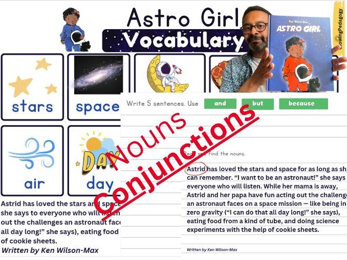 Astro Girl- Ken Wilson-Max_Vocabulary_Nouns and Contractions | Teaching ...