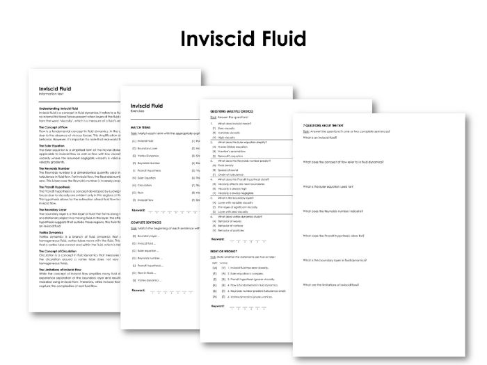 Inviscid Fluid | Teaching Resources