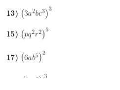 Powers of products and quotients worksheets (with answers) | Teaching ...