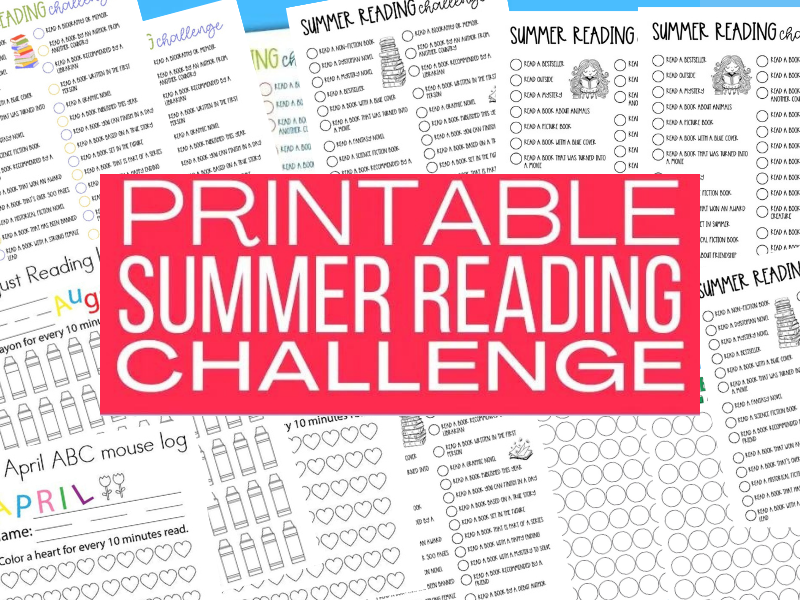 Printable Summer Reading Challenge for Kids – Fun | Teaching Resources