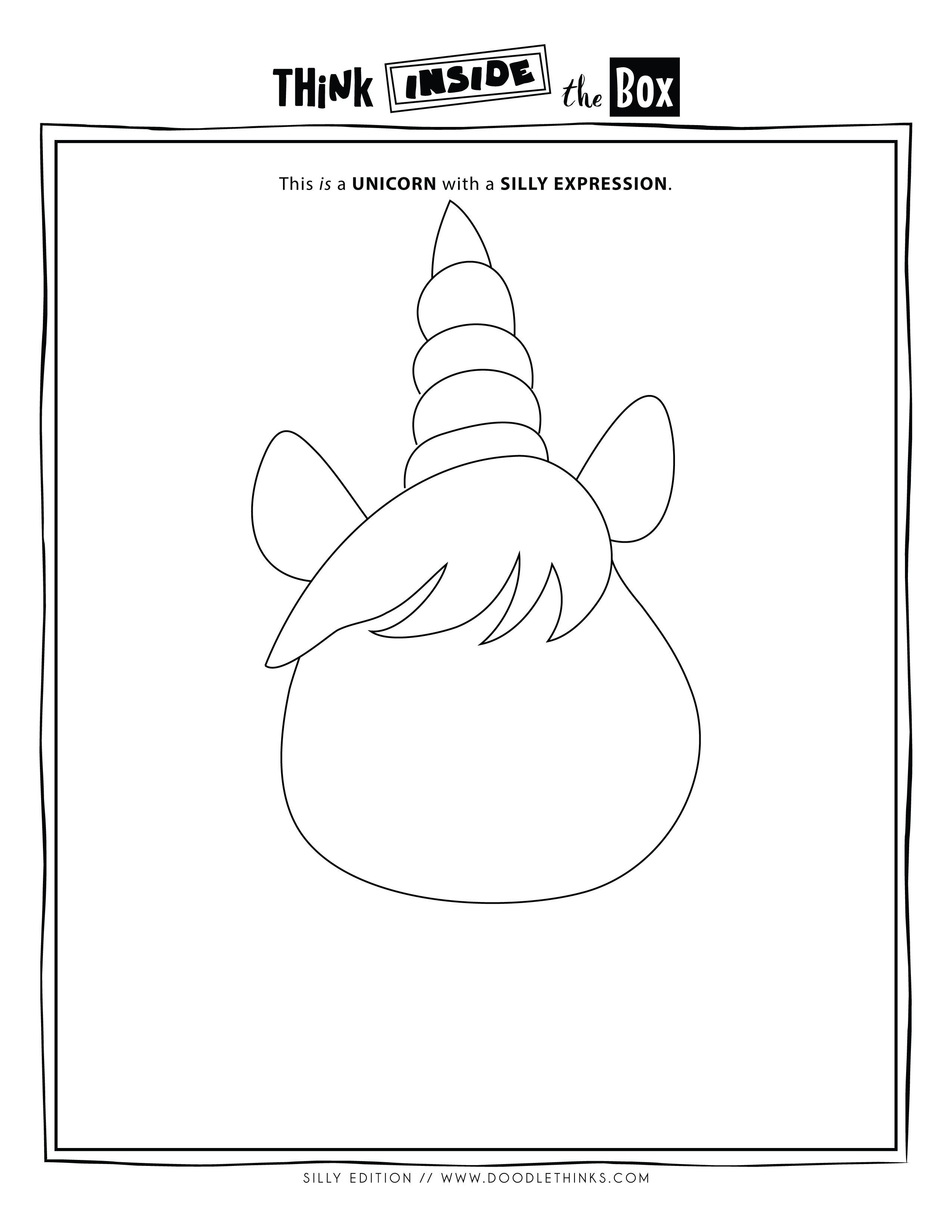 Think INSIDE the Box SILLY Drawing Prompts | Finish the Drawing | No ...