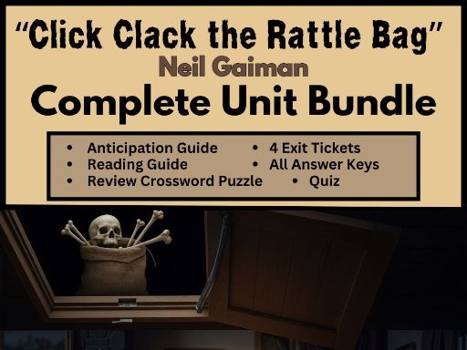 Click Clack The Rattle Bag by Neil Gaiman Complete Unit Bundle ...