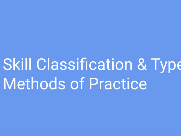 A-Level PE (OCR) Skill Acquisition Bundle | Teaching Resources