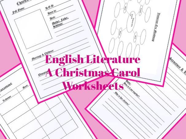 A Christmas Carol Worksheets and Revision Clocks | Teaching Resources