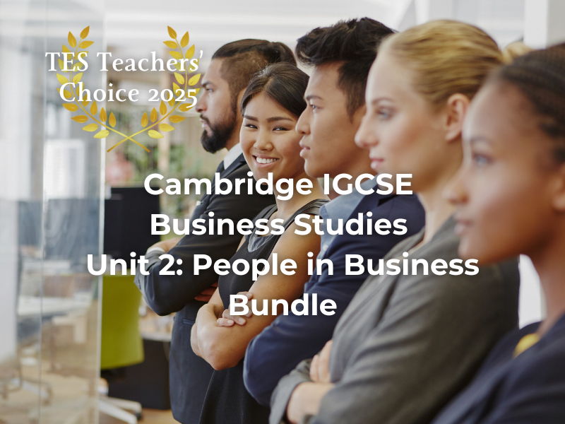 Complete Unit 2 People in Business Bundle | Cambridge IGCSE Business ...