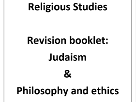 Judaism and Philosophy and Ethics Revision Booklet Edexcel | Teaching ...