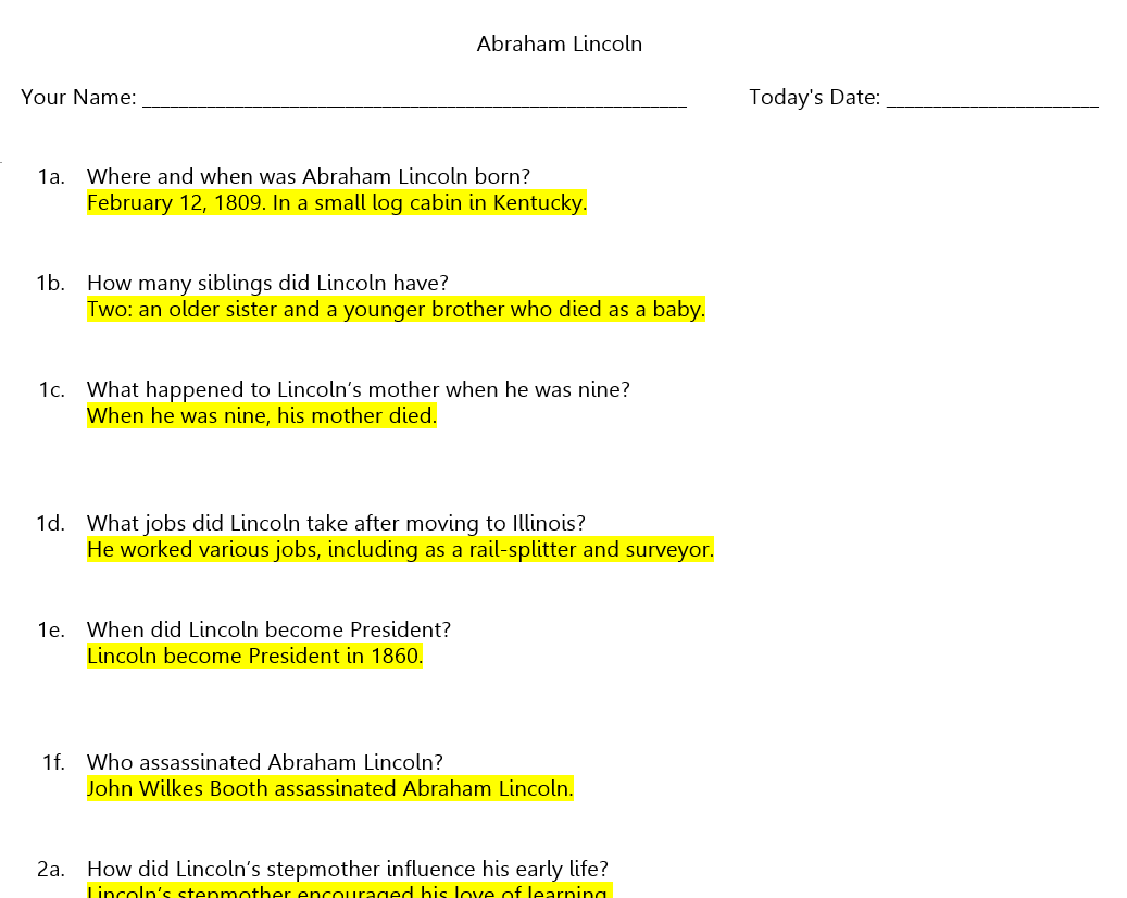 Jefferson Davis - Abraham Lincoln: highly differentiated and flexible ...