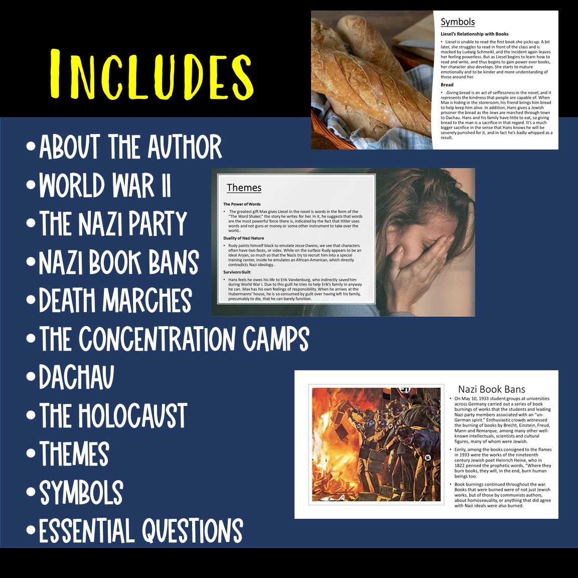 The Book Thief Introduction Power Point | Teaching Resources