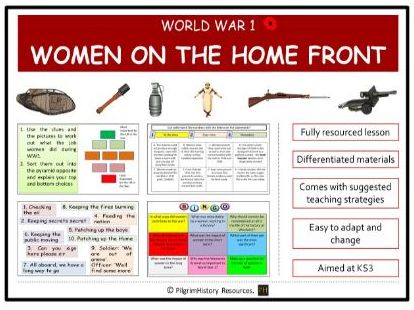 Women in World War 1 | Teaching Resources
