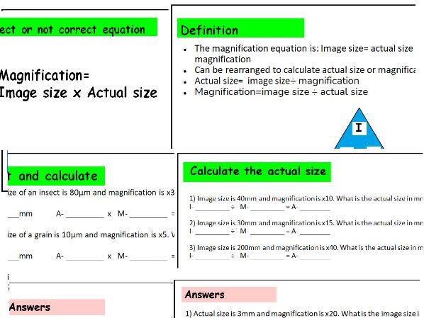 Magnification Mastery – Step-by-Step KS3 Lesson for SEN & Low-Ability ...
