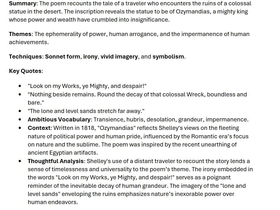 Power and Conflict AQA Anthology - All Poems | Teaching Resources