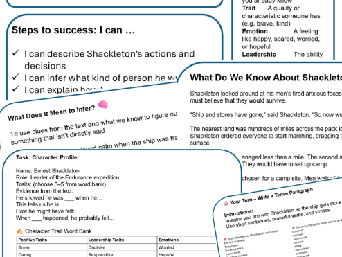 Y6 Ice Trap Narrative Unit | Teaching Resources