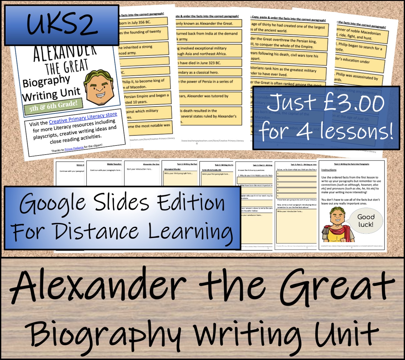 UKS2 Alexander the Great Biography Writing Unit | Digital & Print ...
