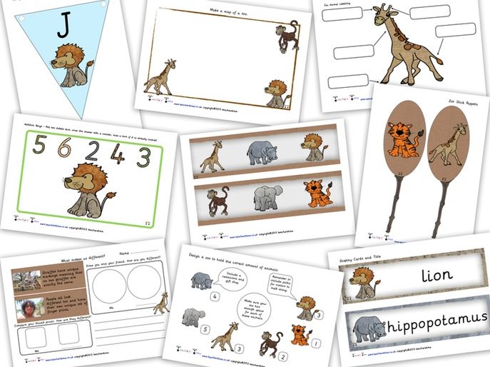 Zoo Animals Resources Surfnetkids