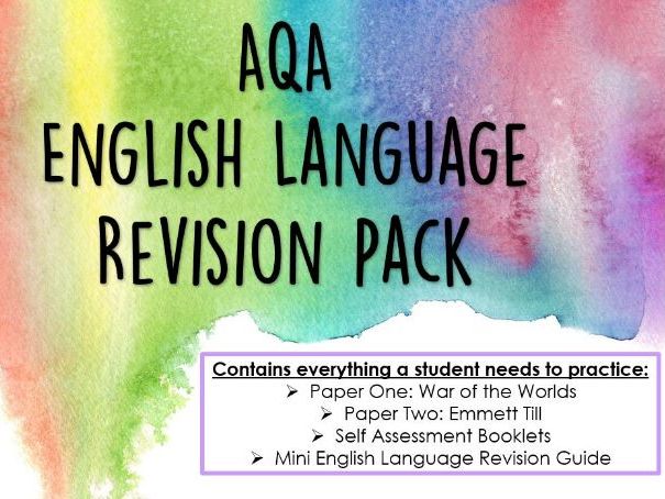 English Language Revision Pack by PateResources | Teaching Resources