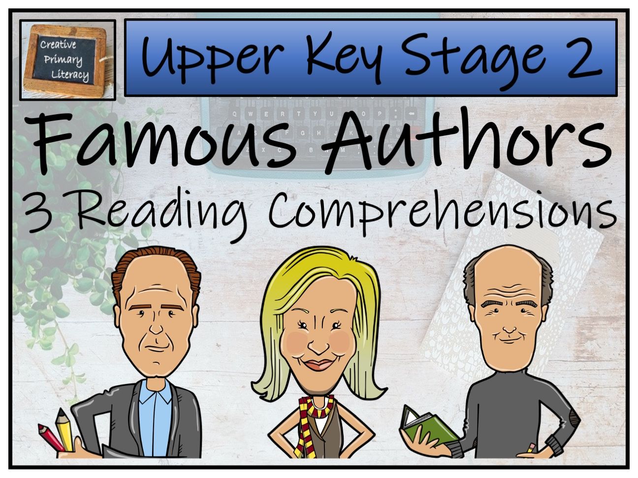 UKS2 Famous Authors Reading Comprehension Bundle | Teaching Resources