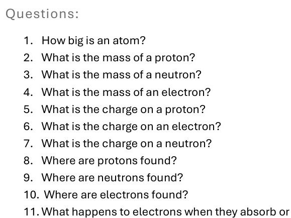 AQA GCSE Combined and separate Topic 4 Physics - Atomic Structure and ...