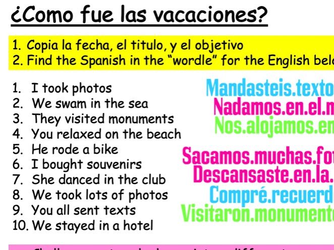 Year 8 Spanish - Module 1 - Viva 2 - Las Vacaciones | Teaching Resources