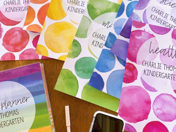 WATERCOLOUR PAINT Binder + Book Covers Pack | Teaching Resources