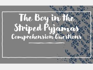 The Boy in the Striped Pyjamas Comprehension Questions | Teaching Resources
