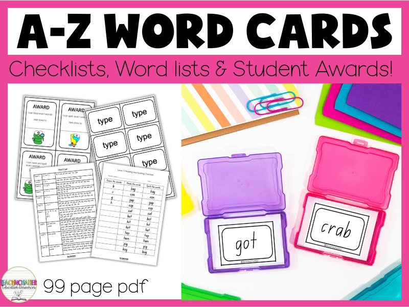 Initial Code Phonics Resource Word cards, checklists and awards ...