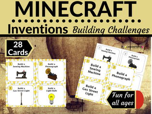 Minecraft Challenges | Inventions | STEM Activities | Teaching Resources