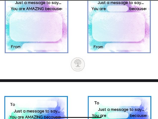 Compliment Cards - You are AMAZING… | Teaching Resources
