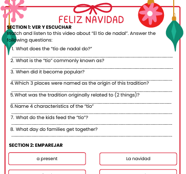 LA NAVIDAD - Year 8 or 9 Spanish Christmas lesson with Powerpoint and ...