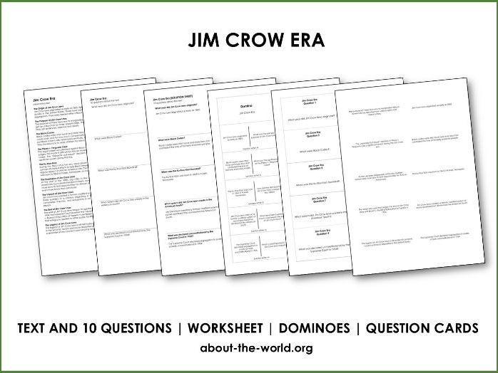 Jim Crow Era | Teaching Resources