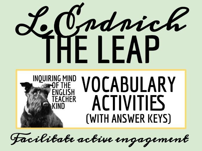 "The Leap" by Louise Erdrich Vocabulary Games and Activities (Short ...