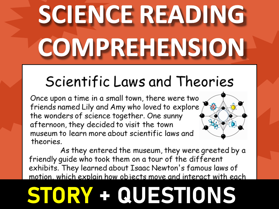 Scientific Laws and Theories Reading Science Story Comprehension ...