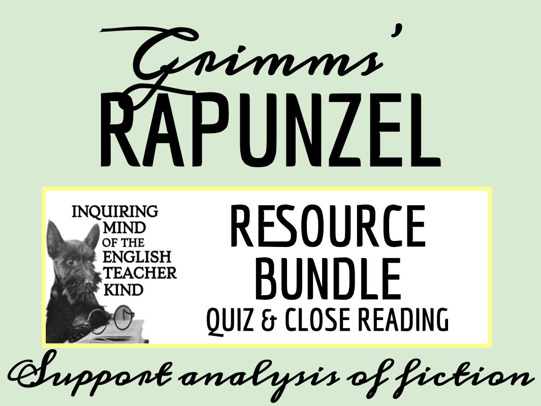 "Rapunzel" by the Brothers Grimm Resource Bundle | Teaching Resources