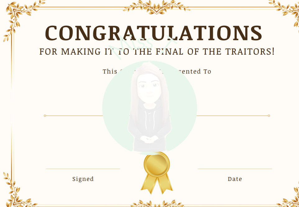 Traitors (Pupil Edition) | Teaching Resources