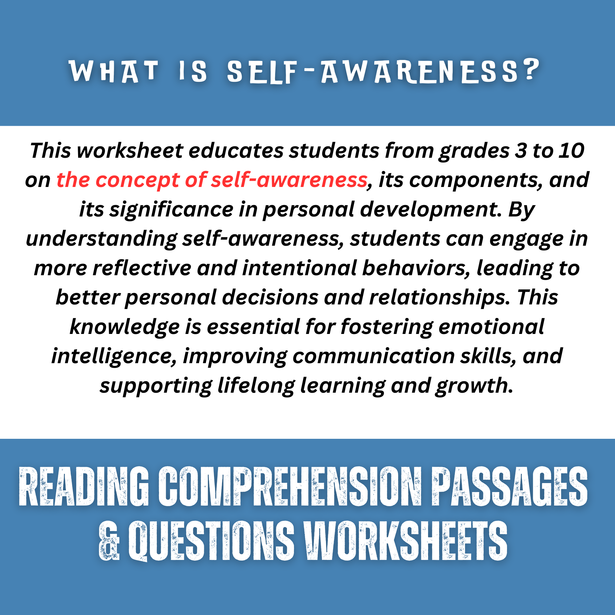 What is Self-Awareness -Psychology and Human Behavior Reading ...