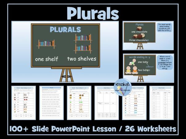 Plurals | Teaching Resources