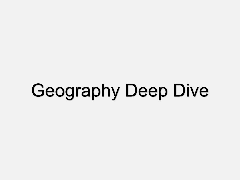 Ofsted Geography Deep Dive Questions | Teaching Resources