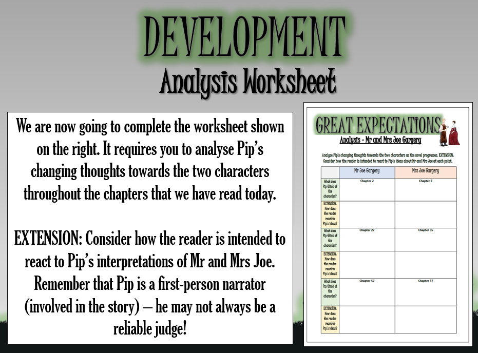 Great Expectations: Mr and Mrs Joe Gargery! | Teaching Resources