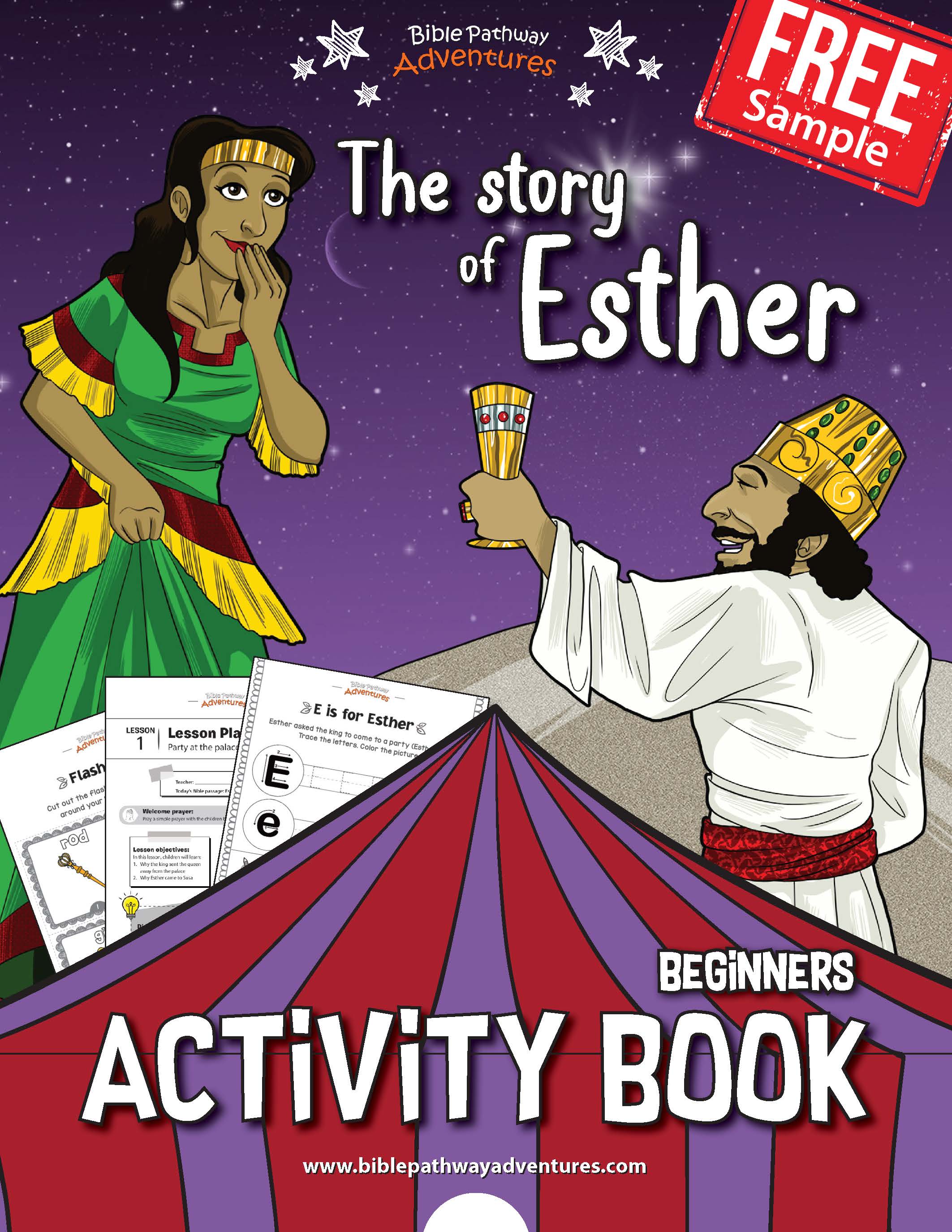 FREEBIE: Esther activity pack for Beginners | Teaching Resources