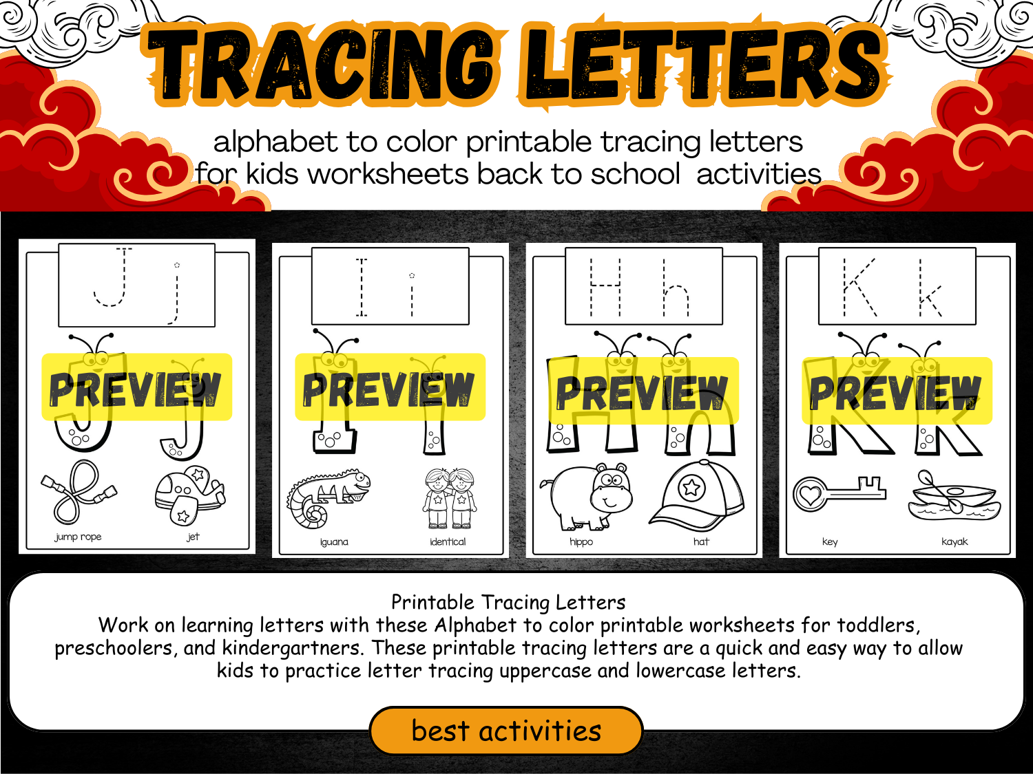 alphabet printable tracing letters | Teaching Resources