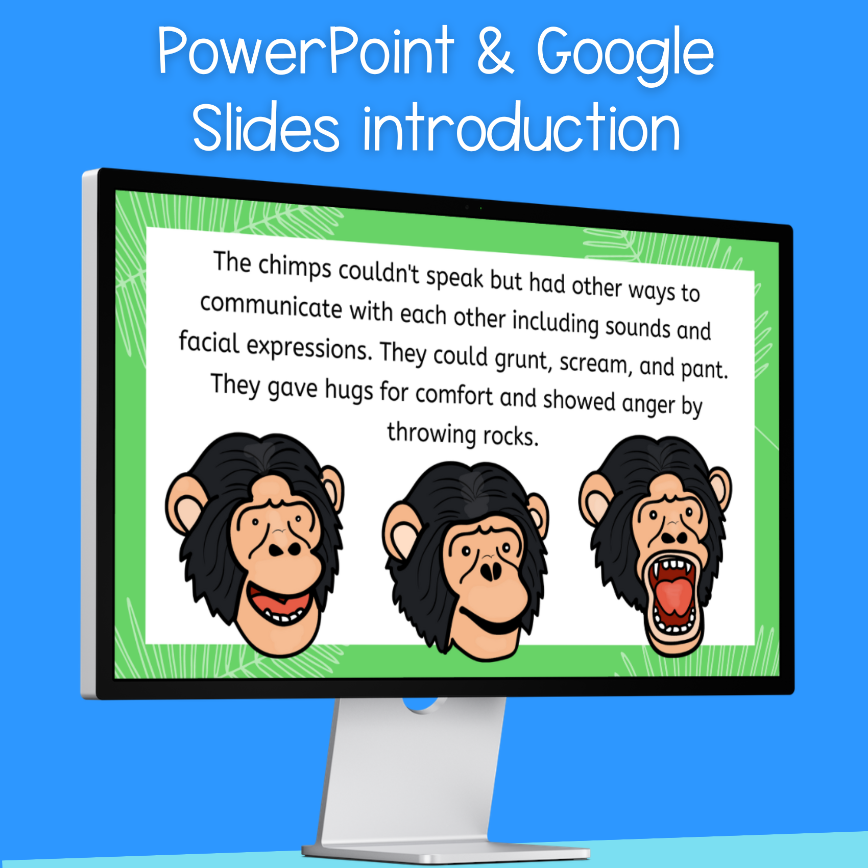 Jane Goodall KS2 presentation activities worksheets science lesson key ...