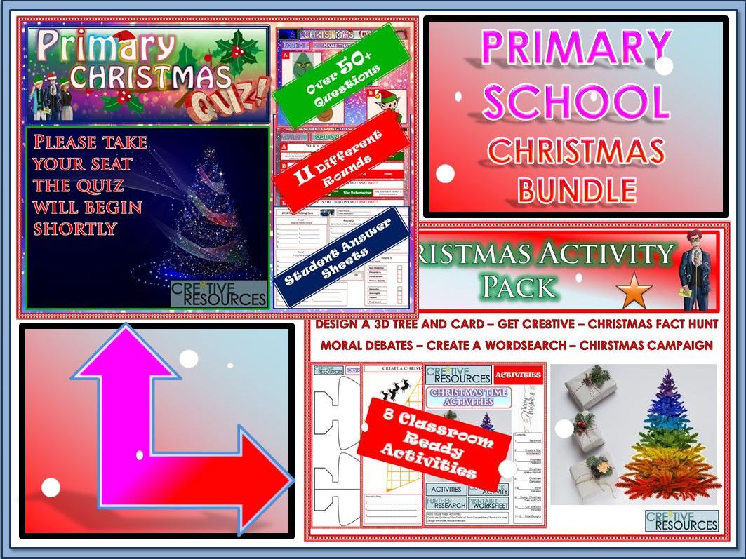 Christmas Primary KS1 And KS2 School Bundle Teaching Resources