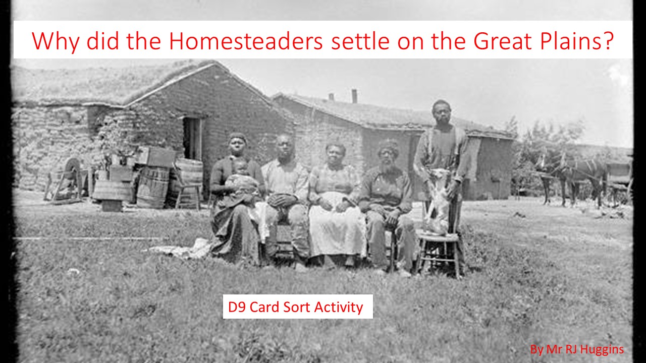 Exploring the American West: A Diamond 9 Activity on why Homesteaders ...
