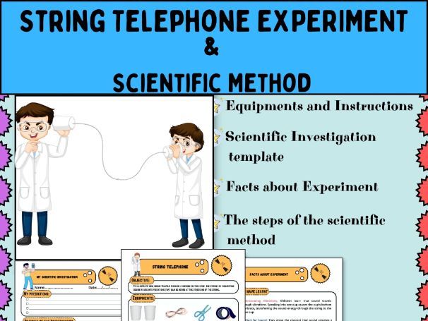 Waves and Sound Experiments : STEM activities and Scientific Method ...