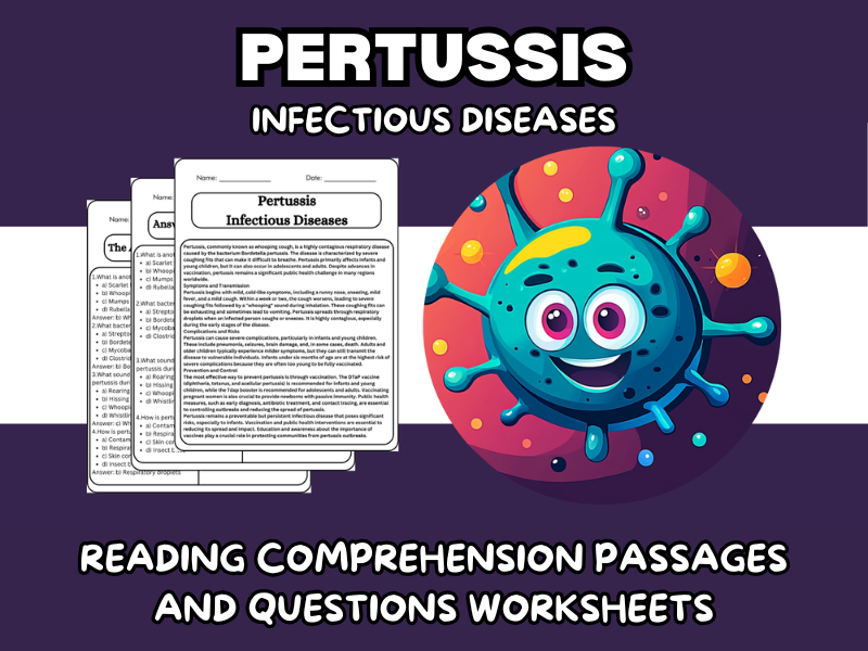 Pertussis - Infectious diseases Reading Comprehension Passages ...