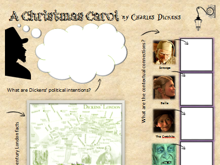 A Christmas Carol context worksheet | Teaching Resources