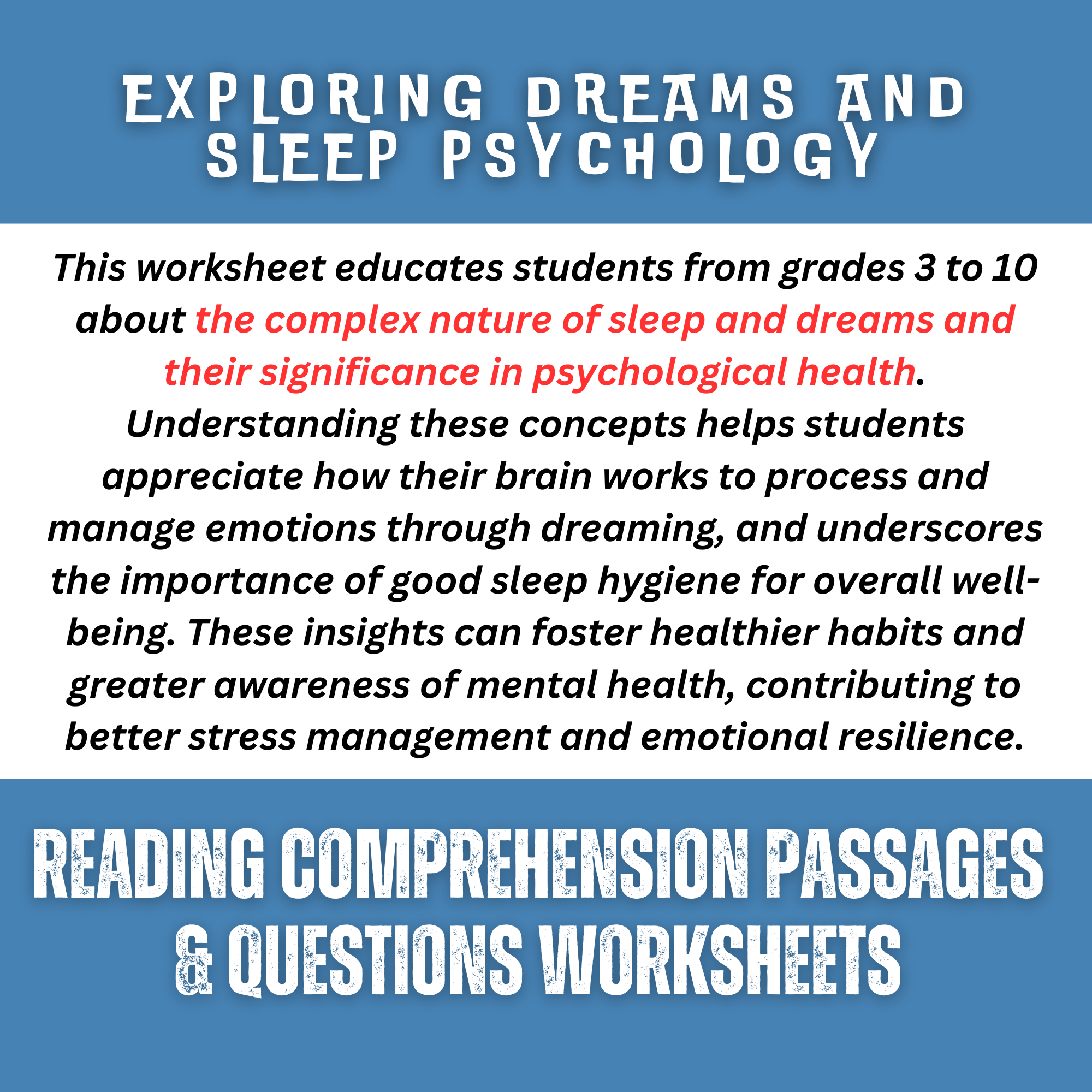 Exploring Dreams and Sleep Psychology -Psychology and Human Behavior ...